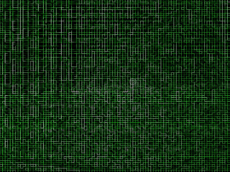 Digital Networks Green Maze Pattern Texture Background Stock Image ...