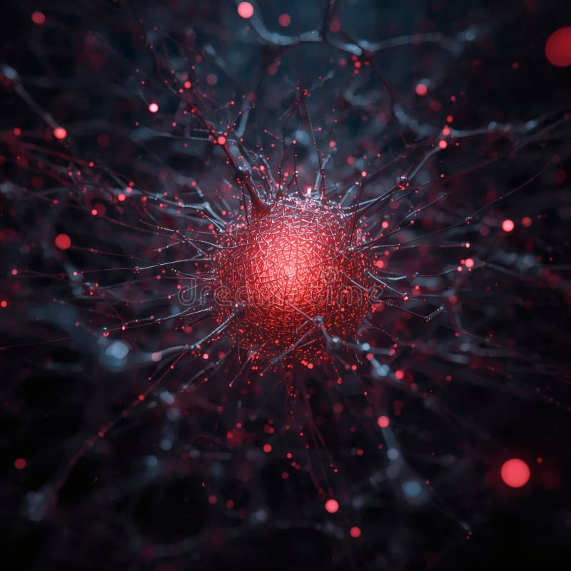 Interconnected Red Nodes Stock Illustrations – 3,973 Interconnected Red ...