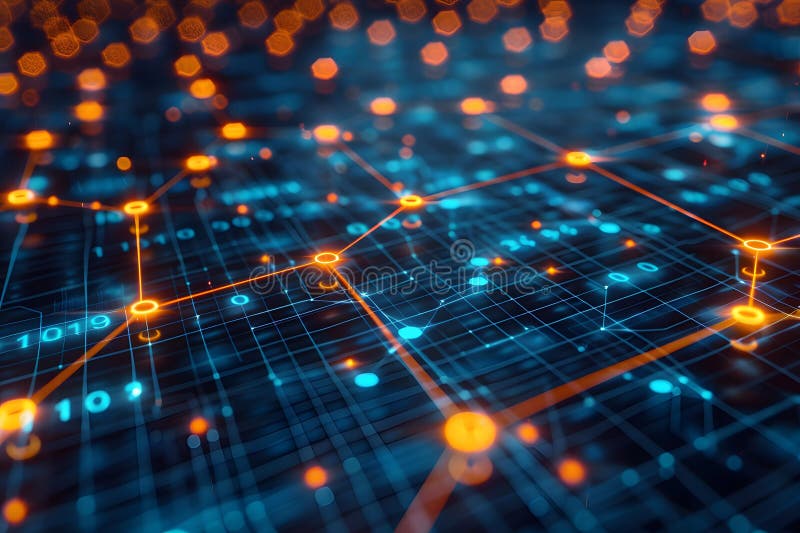 Digital Neural Network Visualization - Artificial Intelligence, Deep ...