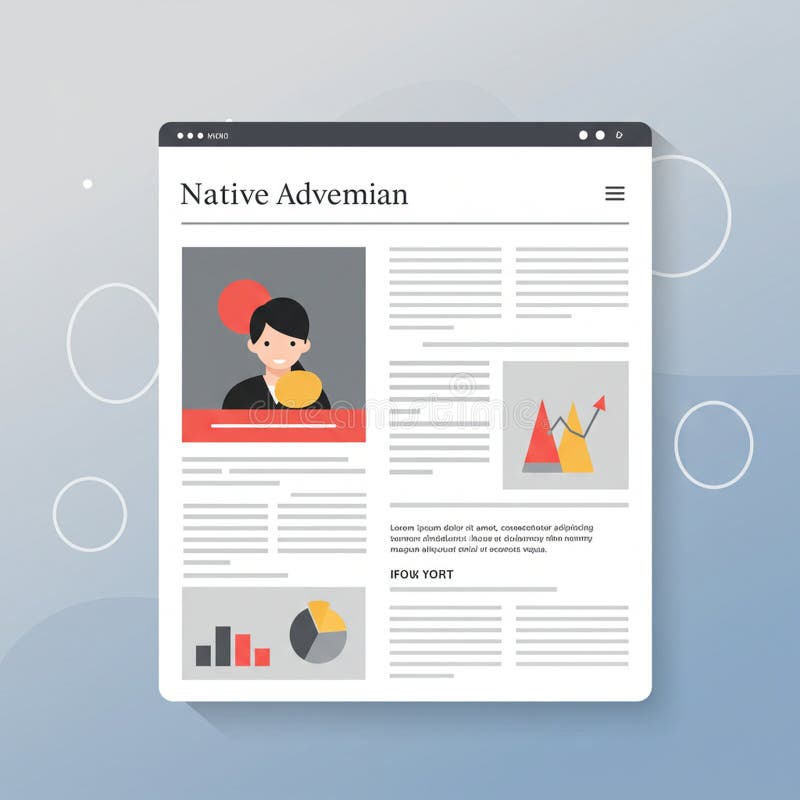 Digital Newspaper Layout with a Graphic Interface Design. Features ...