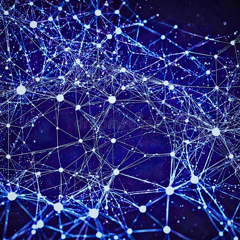 Digital Nexus: Abstract Big Data Network Stock Illustration ...