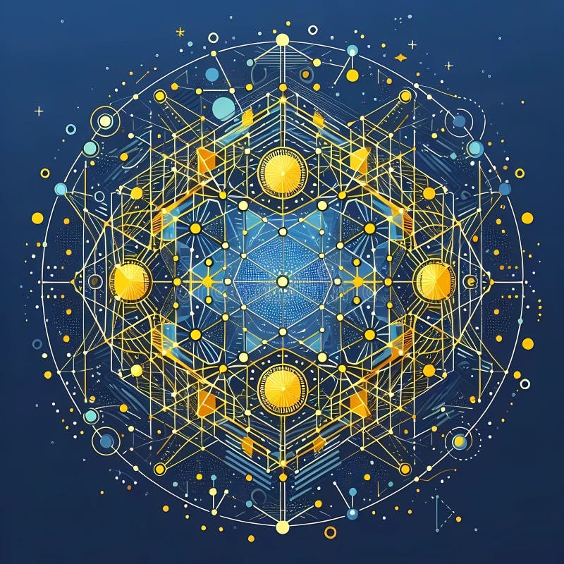 Digital Nexus stock illustration. Illustration of pattern - 334063585