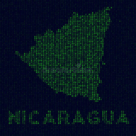 Digital Nicaragua logo. stock vector. Illustration of data - 175768941