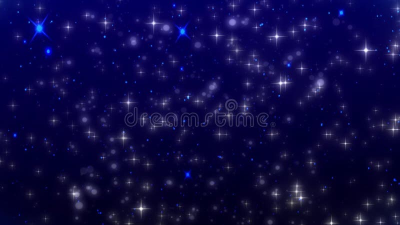 Digital Night Sky with Stars and Nebula Background Stock Footage ...