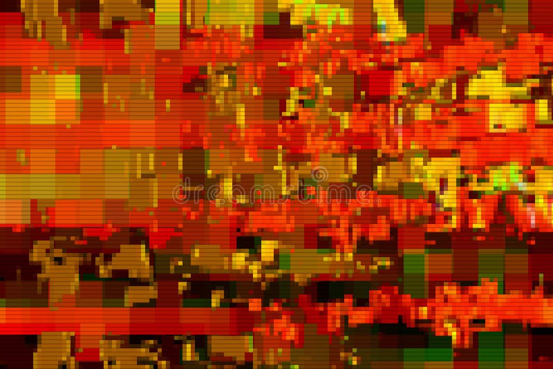 Digital Noise Background Glitch Screen, Abstract Stock Illustration ...