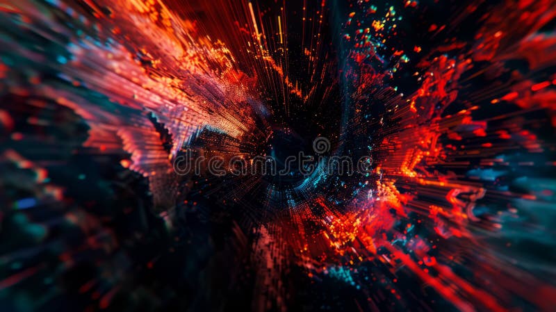 Digital Noise, Corrupted Data, Flickering Lines, Broken Screen ...