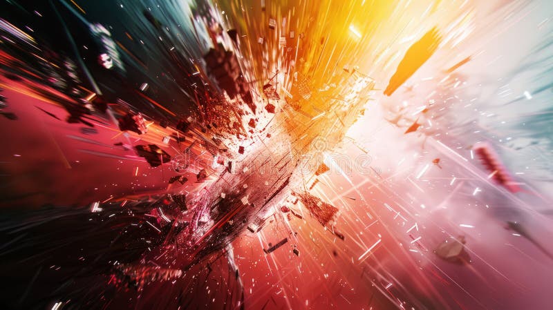 Digital Noise, Corrupted Data, Flickering Lines, Broken Screen ...