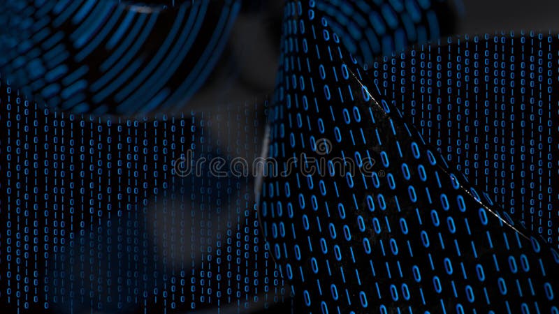 The Digital Number for Abstract Background 3D Rendering Stock ...