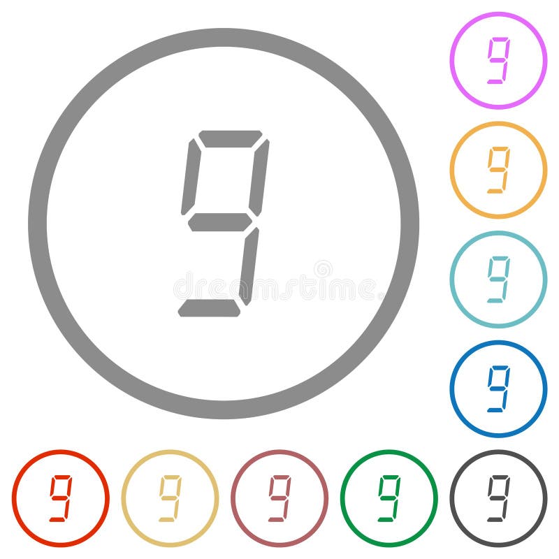 Nine Segments Vector Stock Illustrations – 84 Nine Segments Vector ...