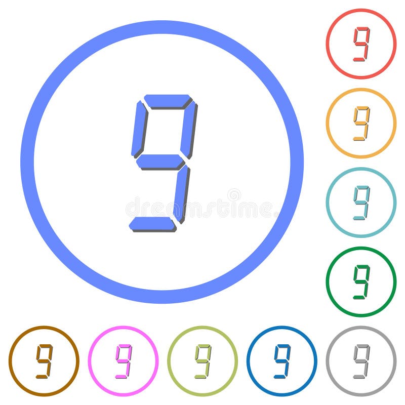 Nine Segments Vector Stock Illustrations – 84 Nine Segments Vector ...