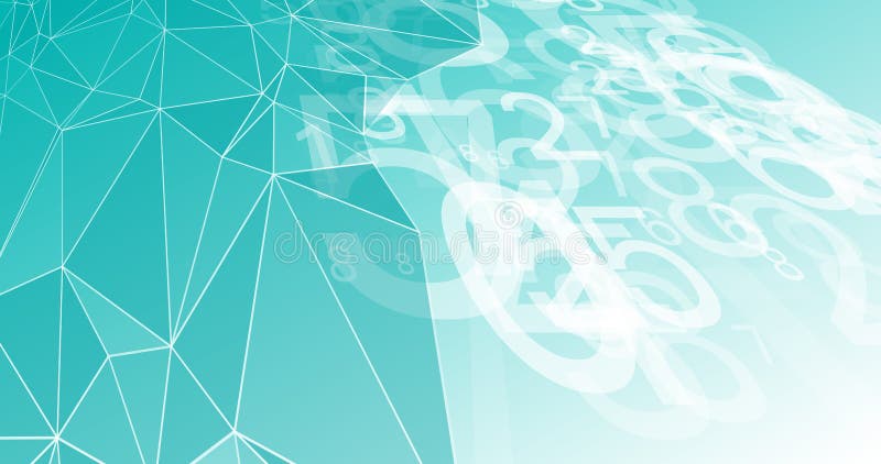 Digital Numbers Chaos, Computer Science Innovation Stock Vector ...