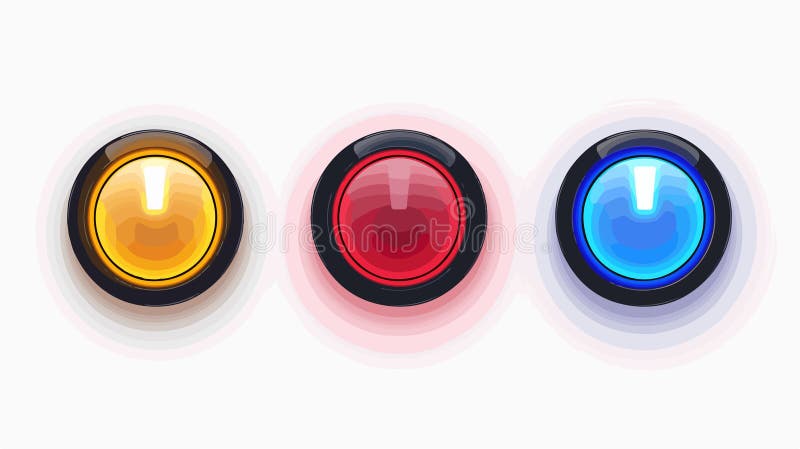 Colorful on Off Switch Buttons in Different Variations for Digital ...
