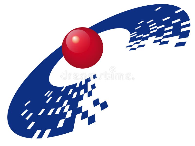 Digital Orbit stock vector. Illustration of identity - 13690098