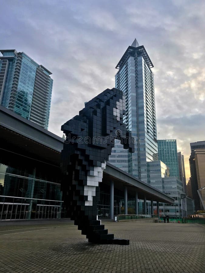 Digital Orca is a 2009 Sculpture by Douglas Coupland, Editorial Photo ...