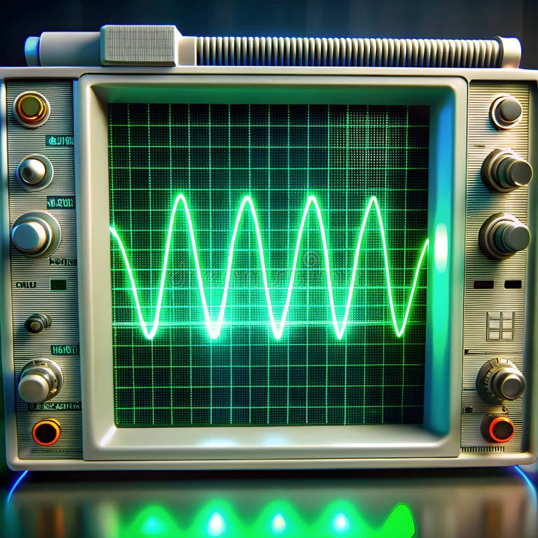 A Digital Oscilloscope Showcasing Various Waveforms in Action ...