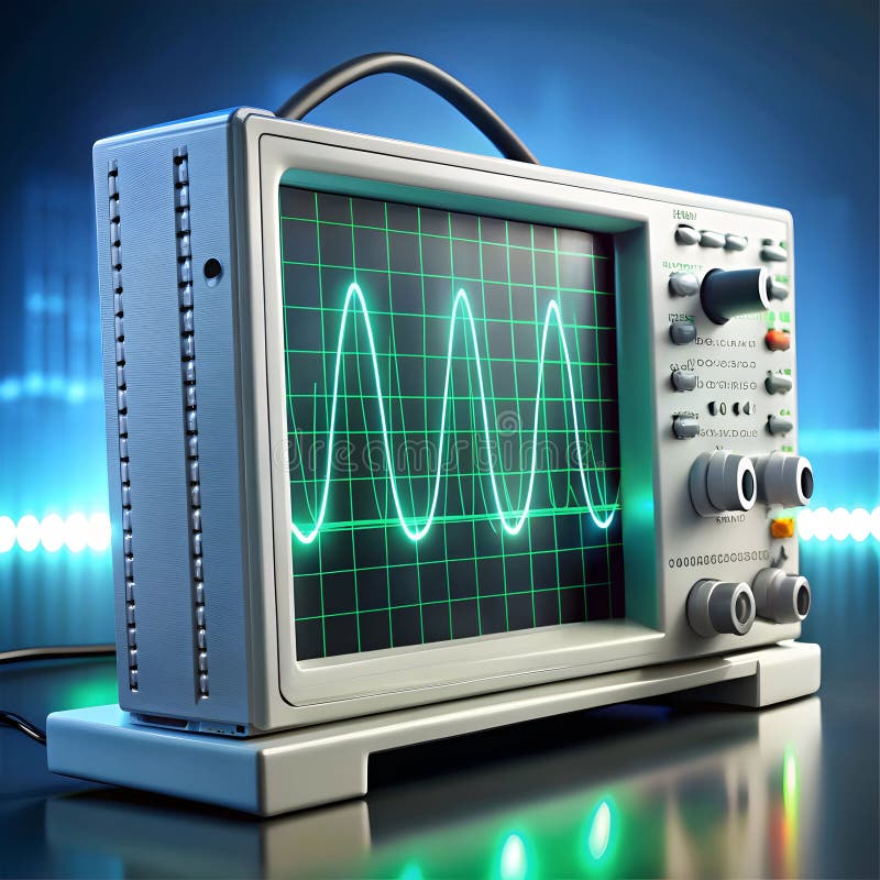 A Digital Oscilloscope Showcasing Various Waveforms in Action ...