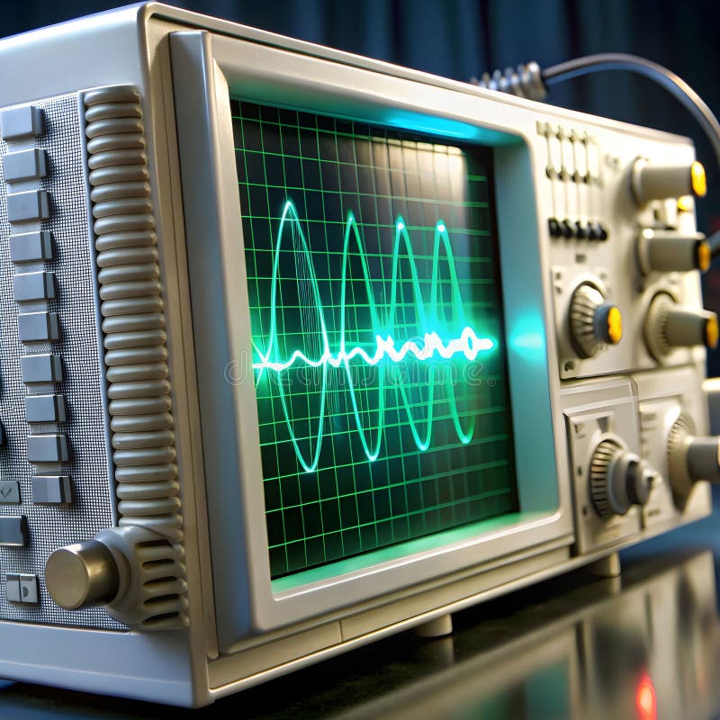 A Digital Oscilloscope Showcasing Various Waveforms in Action ...