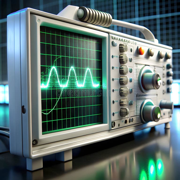 A Digital Oscilloscope Showcasing Various Waveforms in Action ...