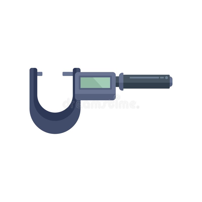 Digital Outside Micrometer Measuring Tool Icon Showing Accuracy Stock ...