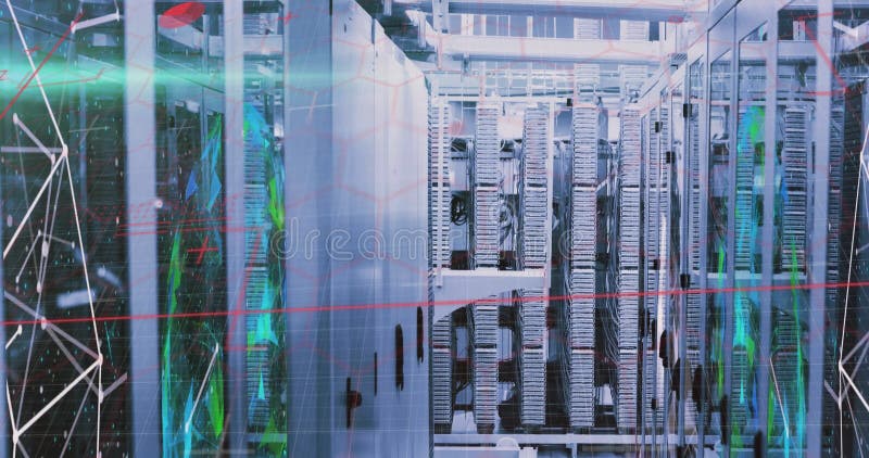 Digital Overlay Appearing on Server Racks, Laser Scanning and Camera ...