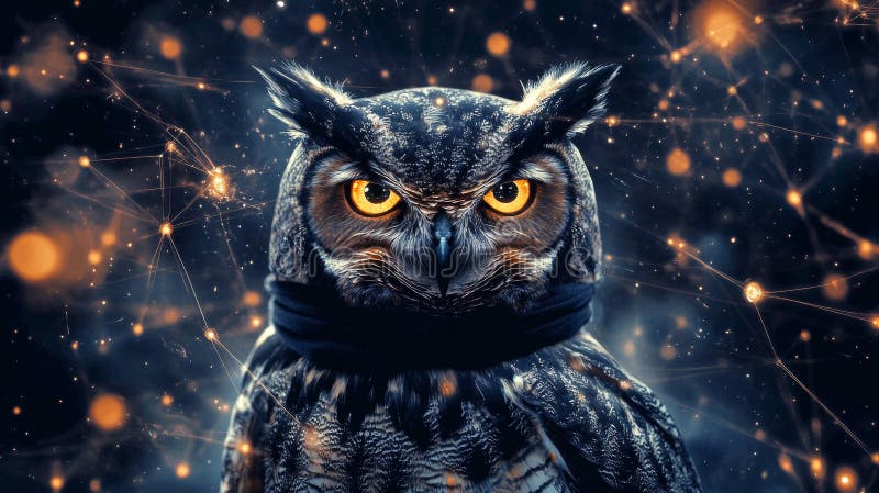 Digital Owl Networked Intelligence in a Futuristic Technological ...