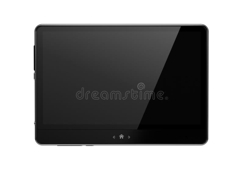 Digital Pad with Multimedia Icons Stock Image - Image of finger ...
