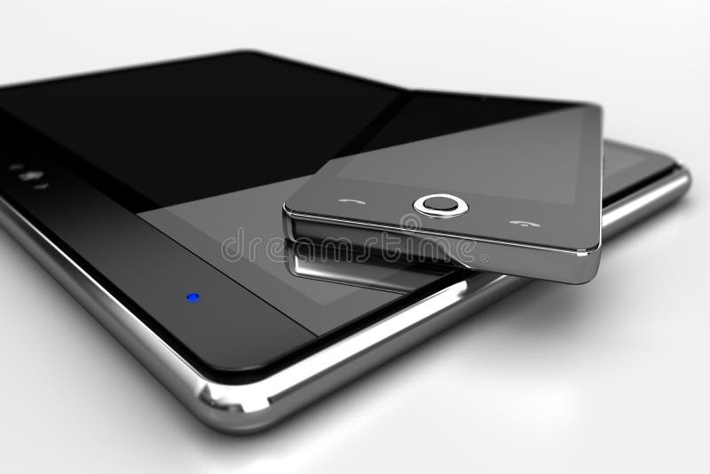 Mobile Phone Touch Screen Features Stock Photo - Image of computer ...