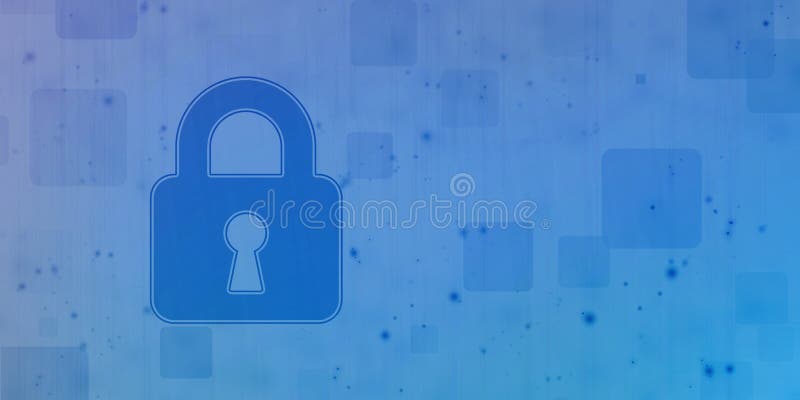 Technology Security Concept. Modern Safety Digital Background.Digital ...