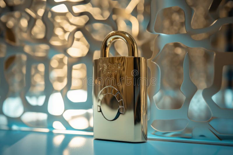 Digital Padlock. Cyber Security Technology Network Data Protection ...