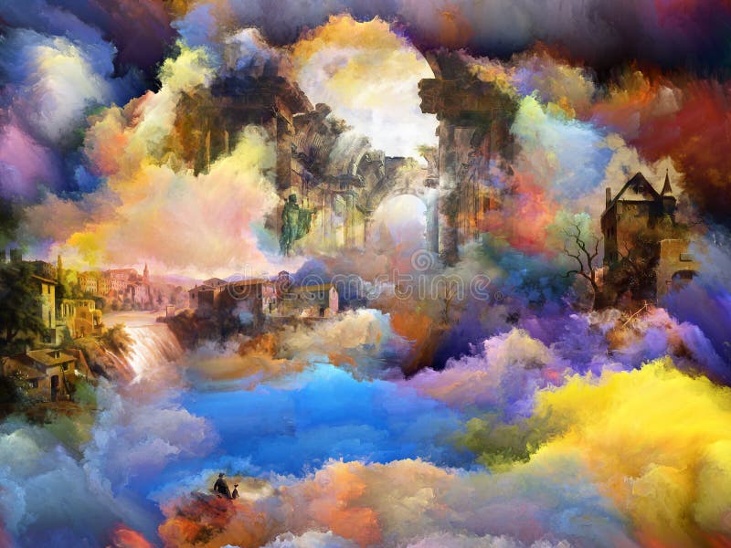 Digital Paint Texture stock illustration. Illustration of backdrop ...