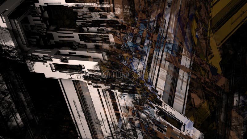 Digital Painting of Abstract Heavy Industry Machine Texture Pattern ...