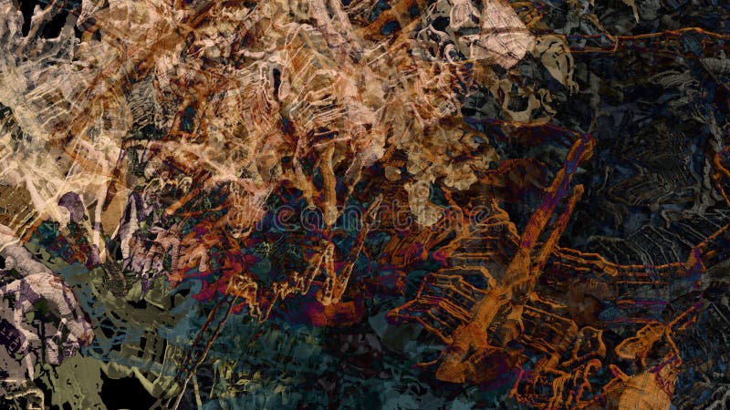 Digital Painting of Abstract Heavy Industry Machine Texture Pattern ...