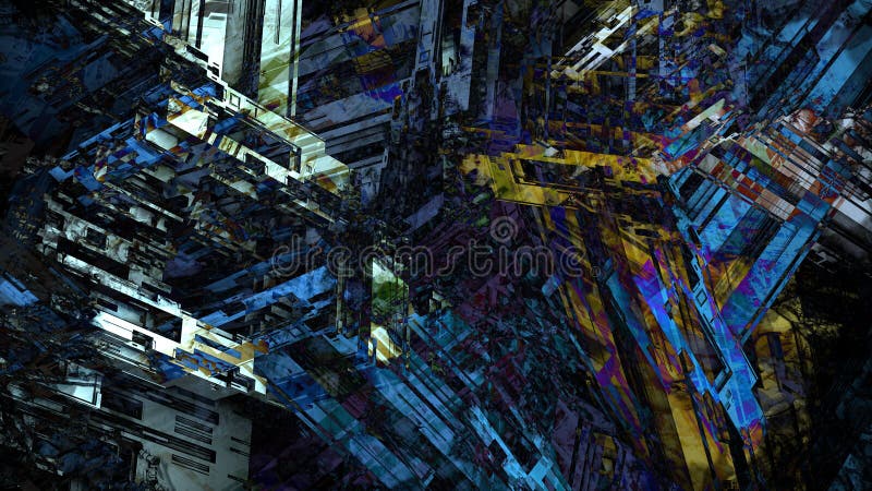 Digital Painting of Abstract Heavy Industry Machine Texture Pattern ...