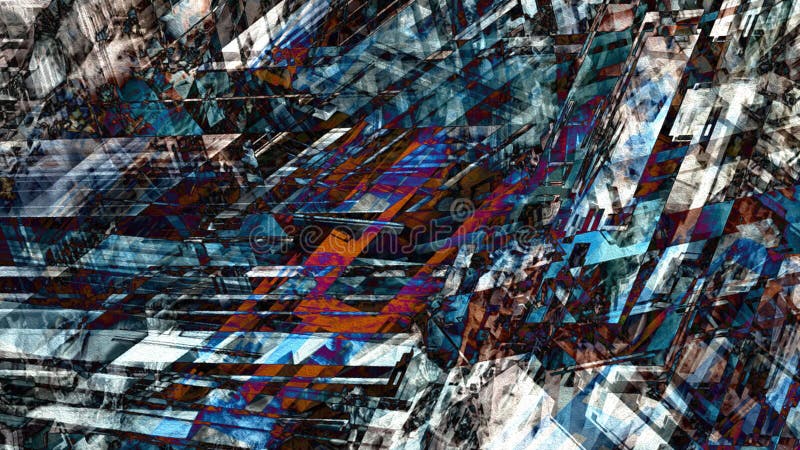 Digital Painting of Abstract Heavy Industry Machine Texture Pattern ...