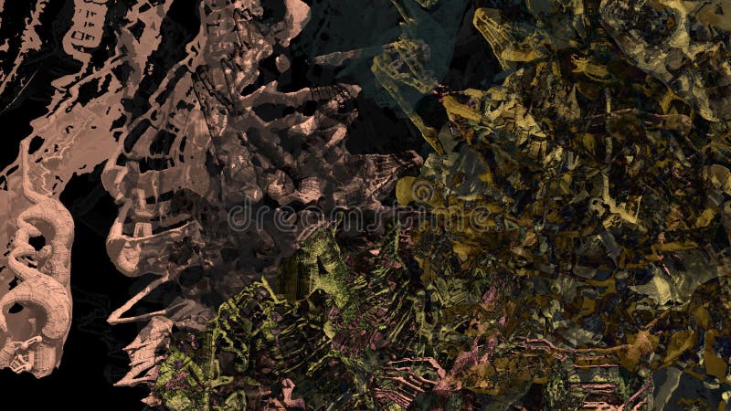 Digital Painting of Abstract Heavy Industry Machine Texture Pattern ...