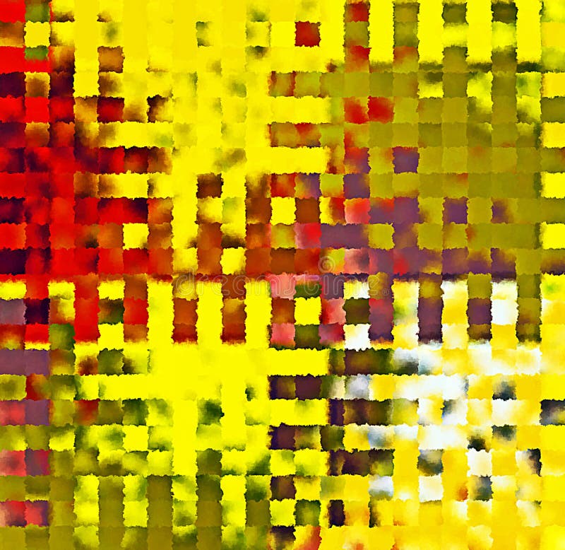 Digital Painting Abstract Spatter Brush Paint Chaotic Rectangular ...