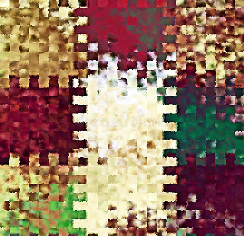 Digital Painting Abstract Spatter Brush Paint Chaotic Rectangular ...