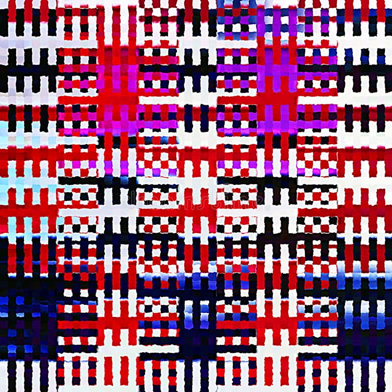 Digital Painting Abstract Spatter Brush Paint Chaotic Rectangular ...