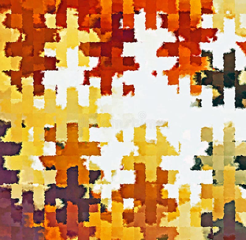 Digital Painting Abstract Spatter Brush Paint Chaotic Rectangular ...