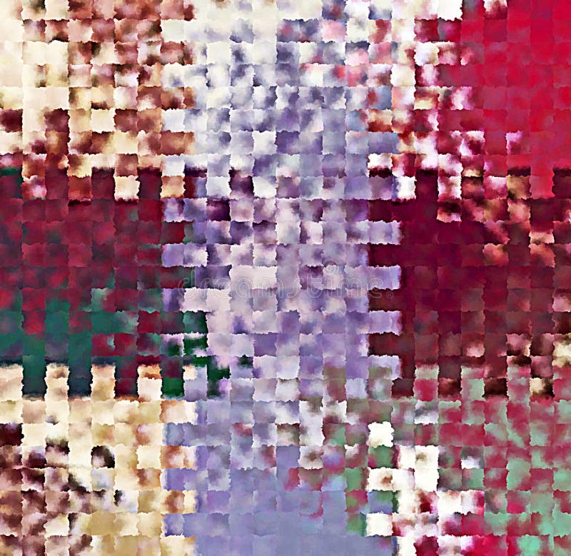 Digital Painting Abstract Spatter Brush Paint Chaotic Rectangular ...