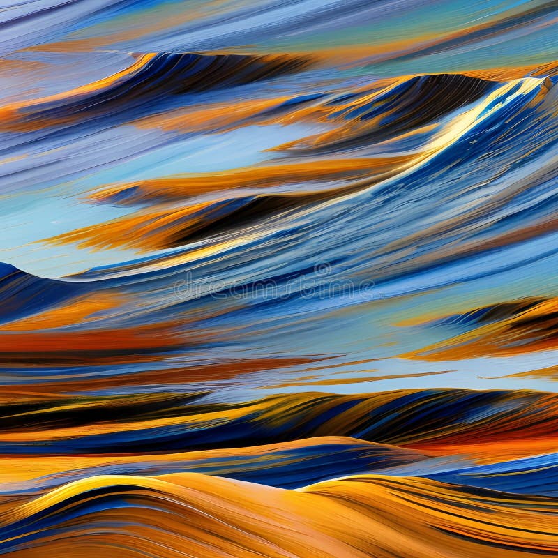 A Digital Painting with a Bold and Expressive Brushstroke Style that ...