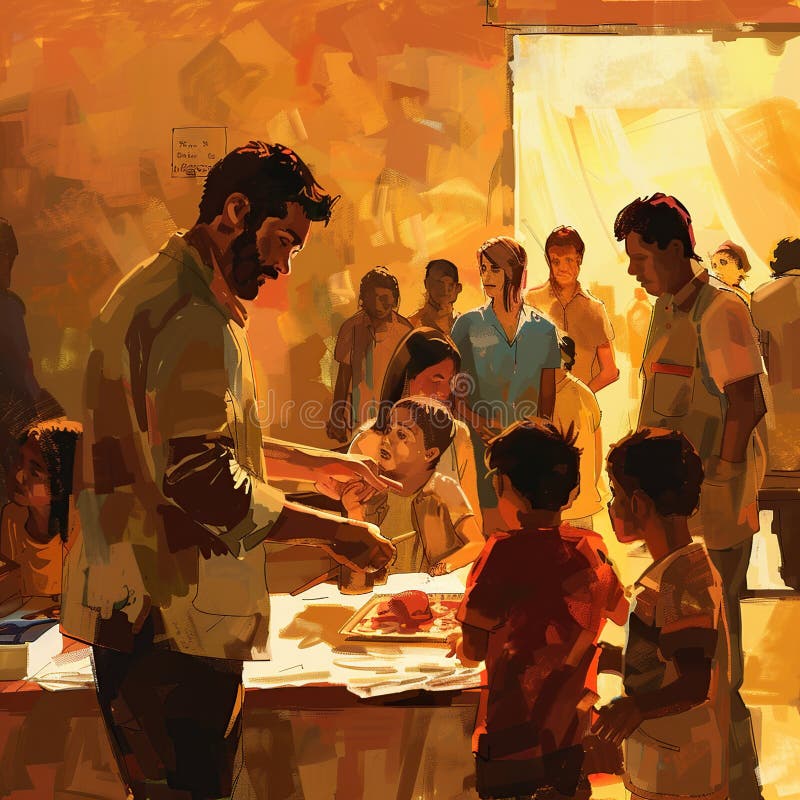 Digital Painting of Charity Event for National Make a Difference Day ...