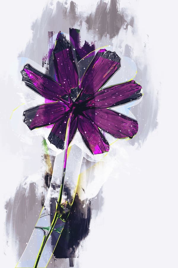 Digital Flowers Stock Illustrations – 330,559 Digital Flowers Stock ...