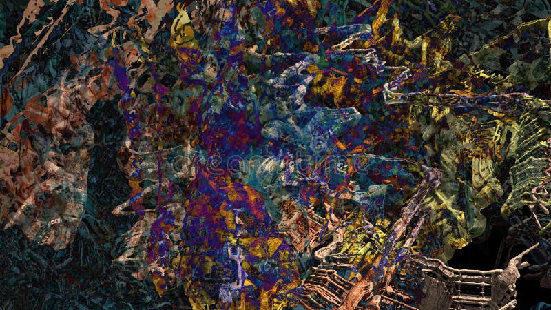 Digital Painting of a Human Hybrid Mutant Creature Infested Concept Art ...