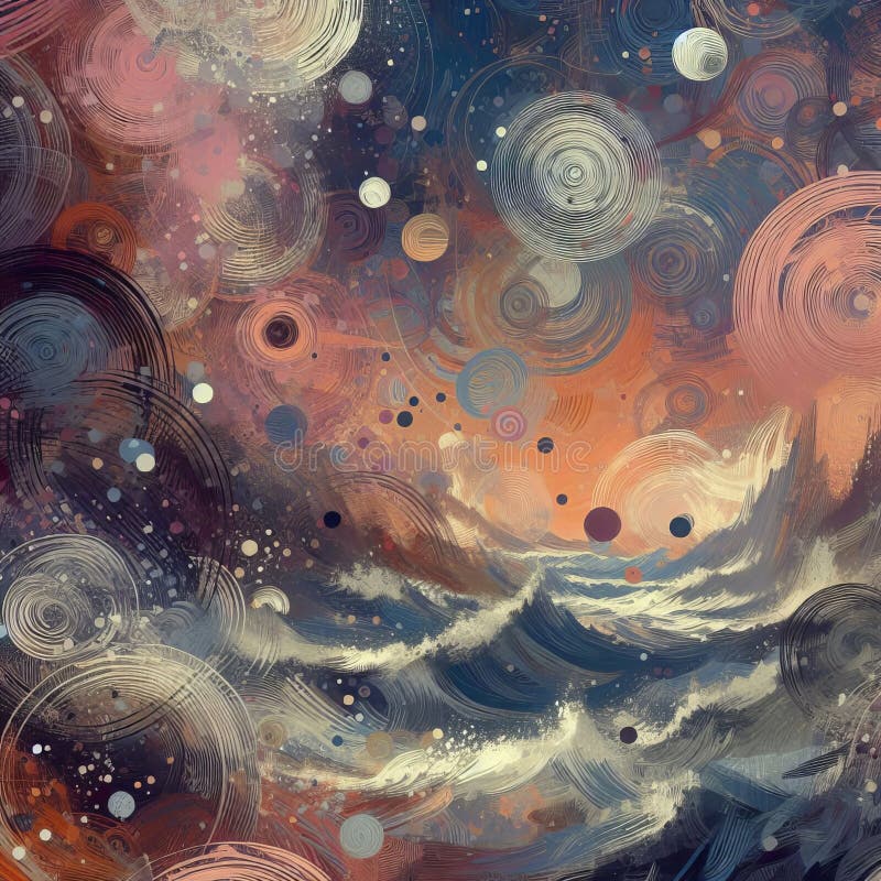 Digital Painting with Unique Textures Digital Paintings Using Cu Stock ...