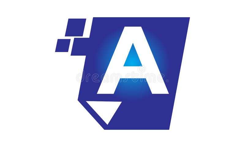 Digital Paper Initial a stock vector. Illustration of modern - 84333604