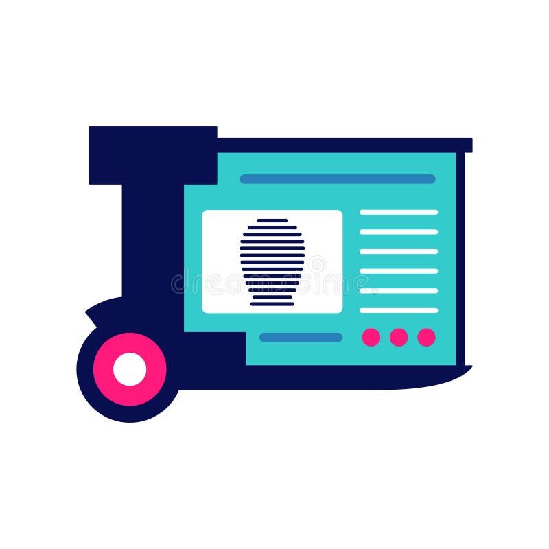 Digital Passport ID Composition Stock Vector - Illustration of ...