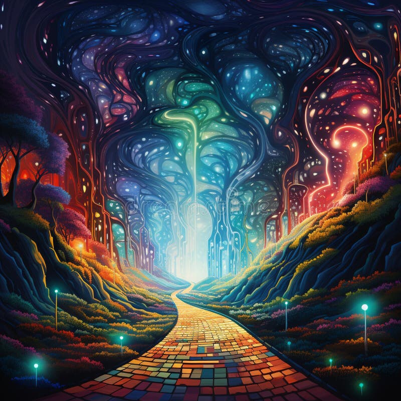 Digital Pathways stock illustration. Illustration of microstock - 290935020