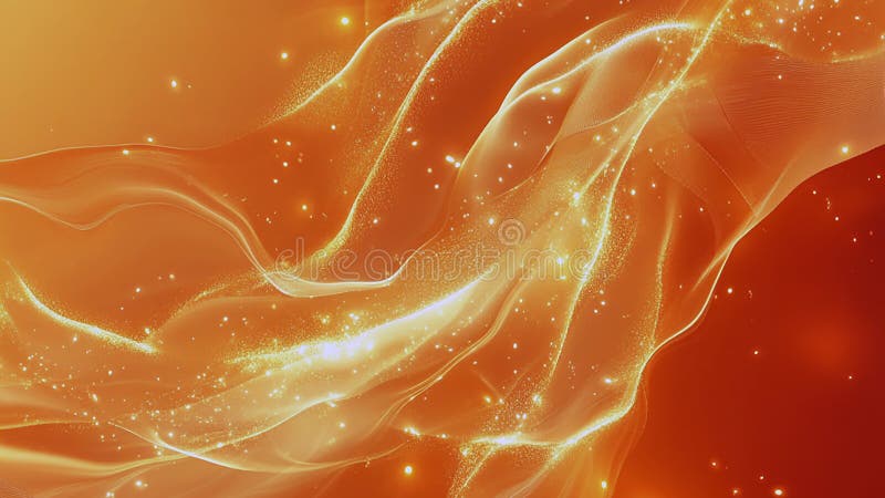 Digital Pattern Abstract Golden Line Waves Cg Motion Animation Video ...
