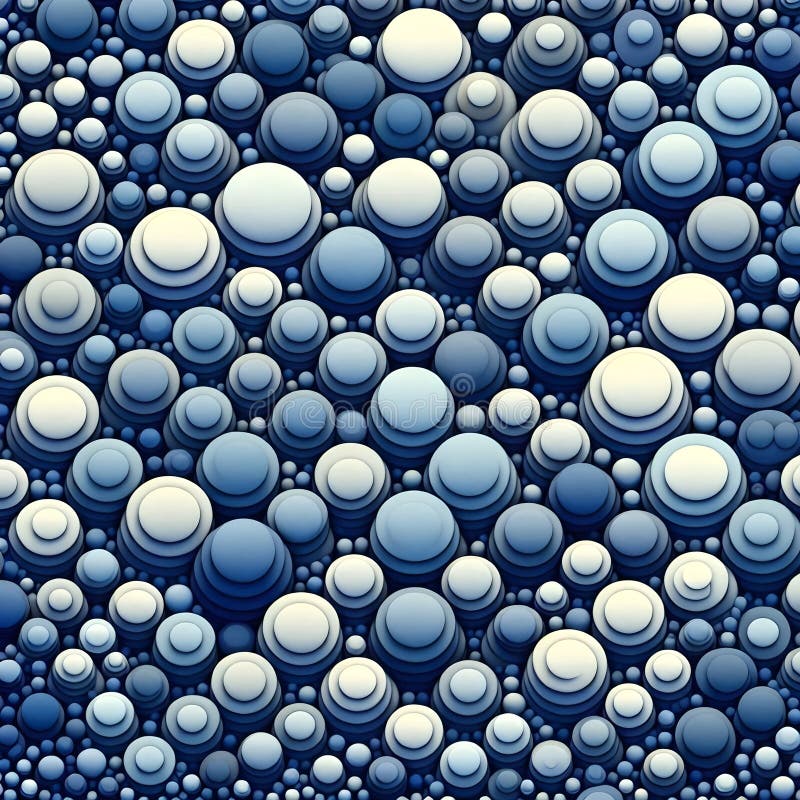 Blue Circular Abstraction stock illustration. Illustration of circular ...